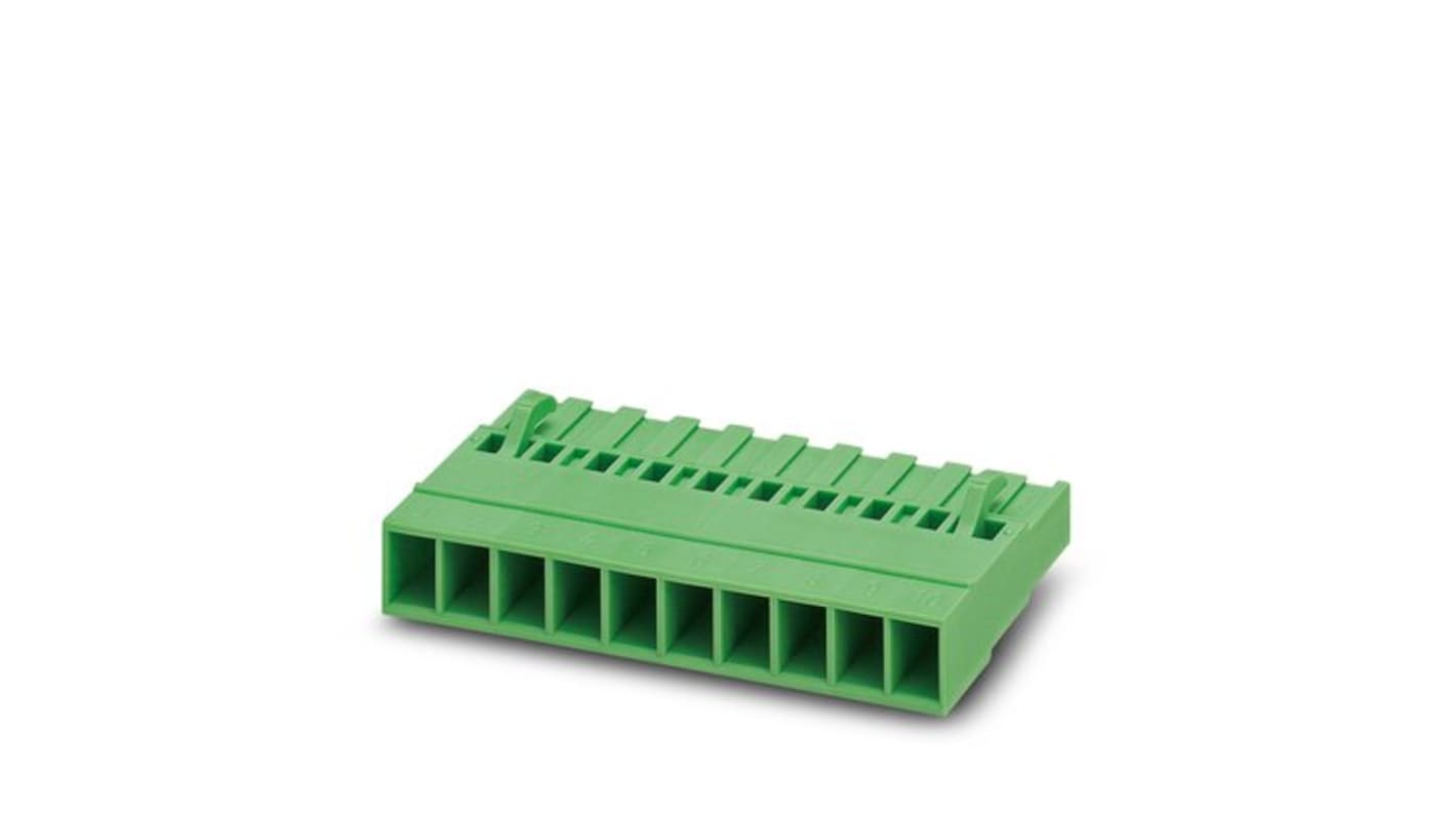 1808829 | Phoenix Contact 5.08mm Pitch 3 Way Pluggable Terminal Block ...