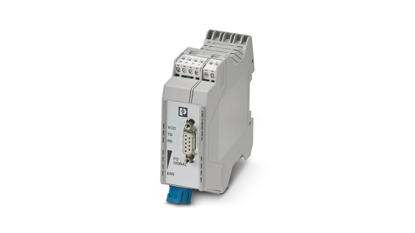 2708559 | Phoenix Contact Profibus Media Converter, 12Mbit/s, Half/Full ...