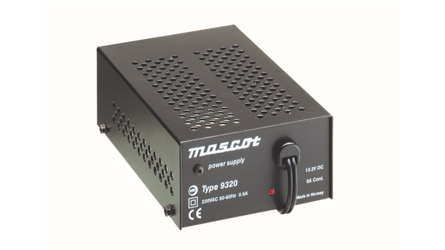 9320120000 | Mascot 70W PC Power Supply, 230V dc Input, 13.2V dc Output ...