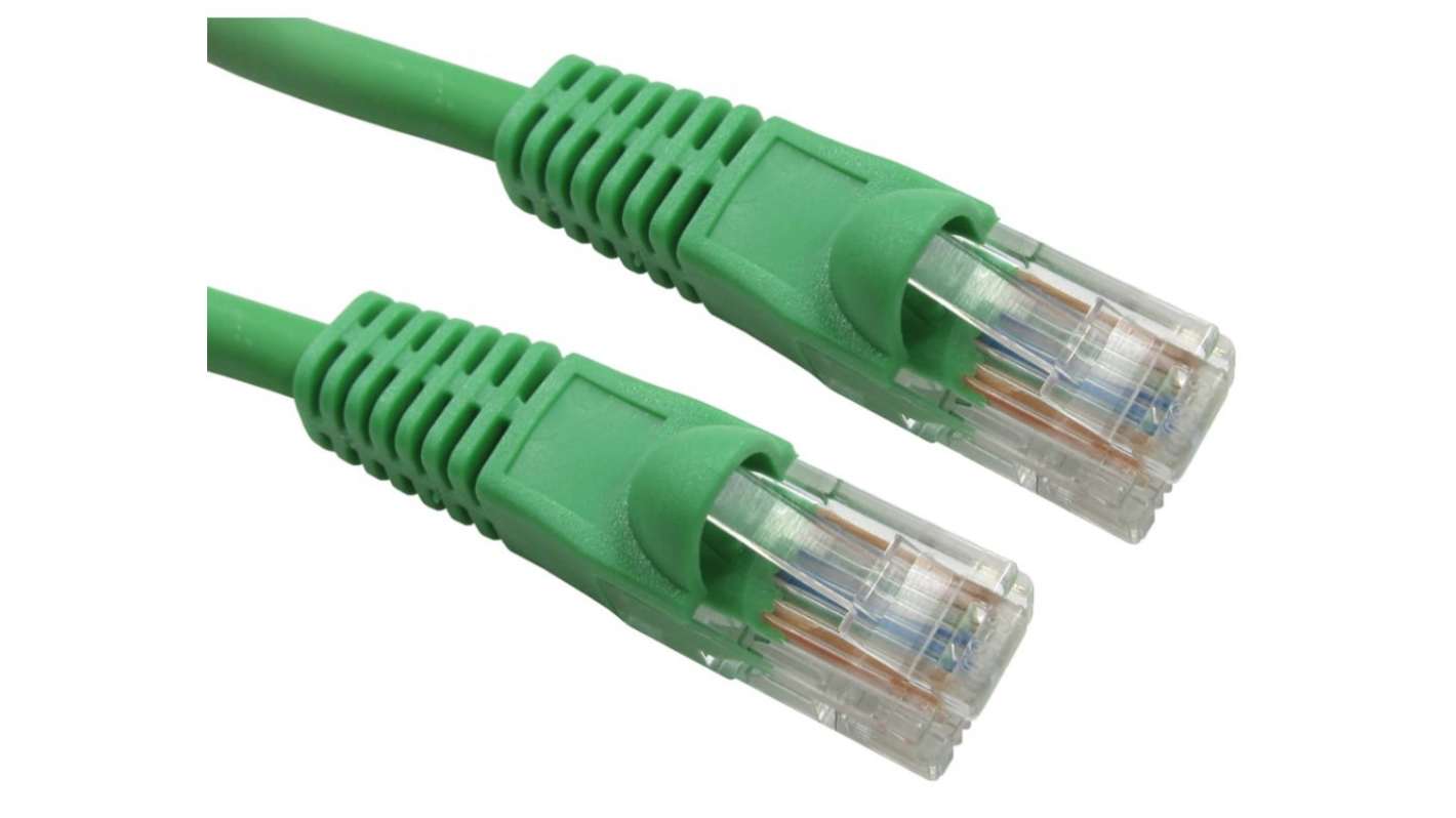 RS PRO Ethernetkabel Cat.6, 2m, Grün Patchkabel, A RJ45 UTP Stecker, B RJ45, LSZH | RS