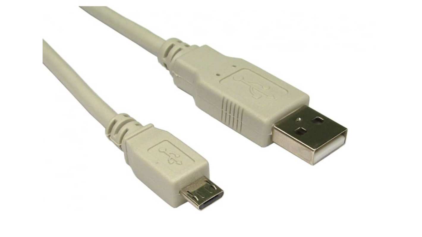 RS PRO USB-Kabel, USBA / Micro-USB B, 1.8m USB 2.0 | RS