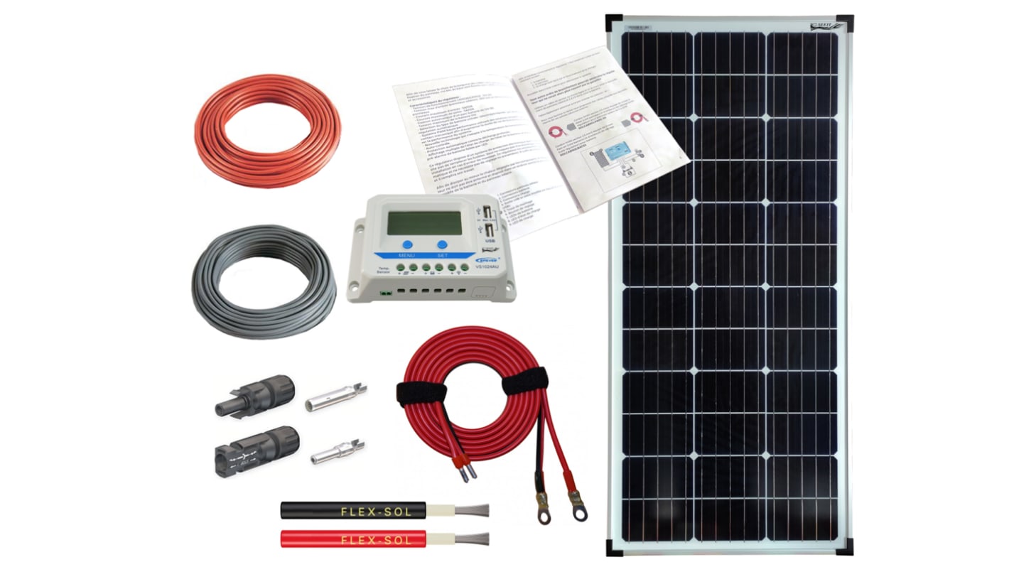KES12V-100W-M1 | Seeit 100W Kit solar panel | RS