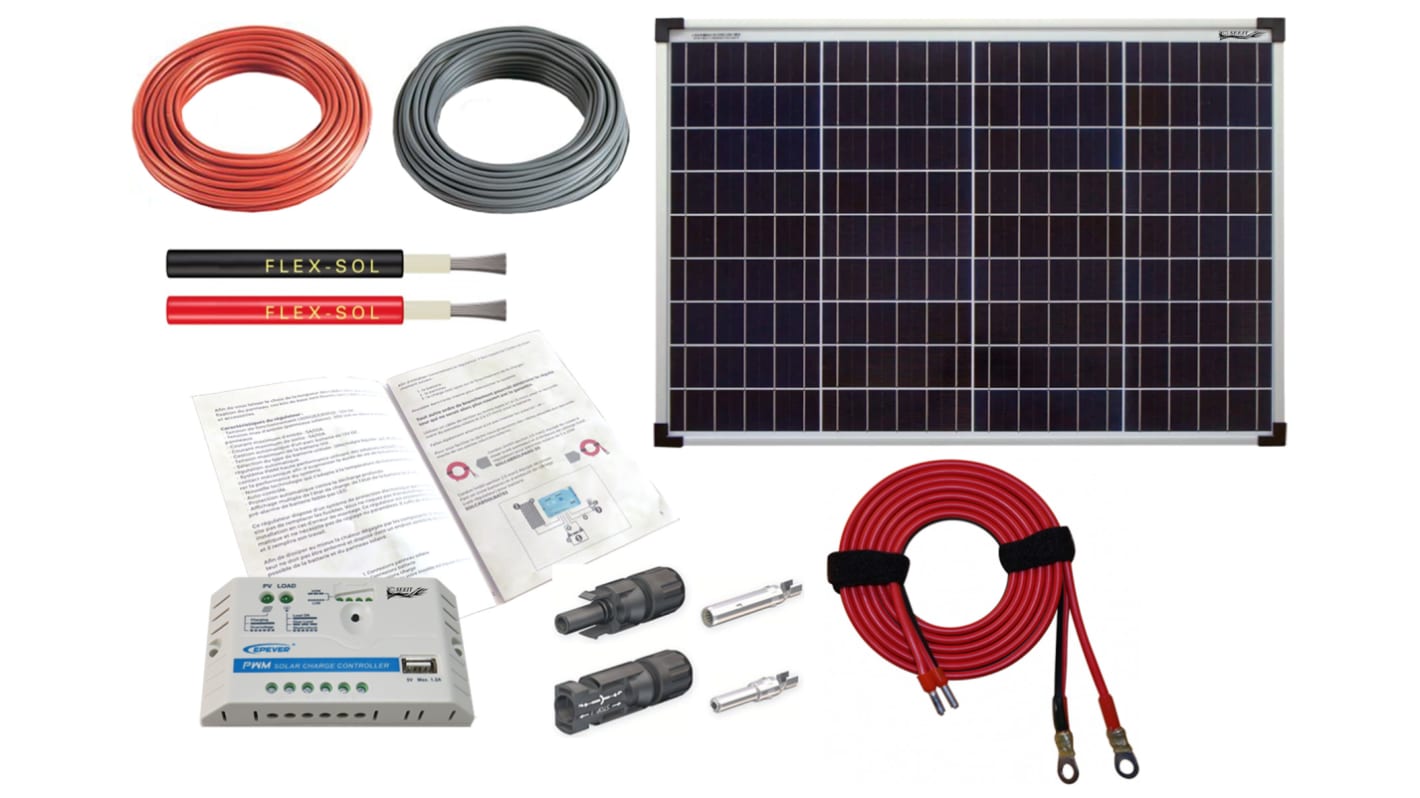 KES12V-50W-P1 | Seeit 50W Kit solar panel | RS