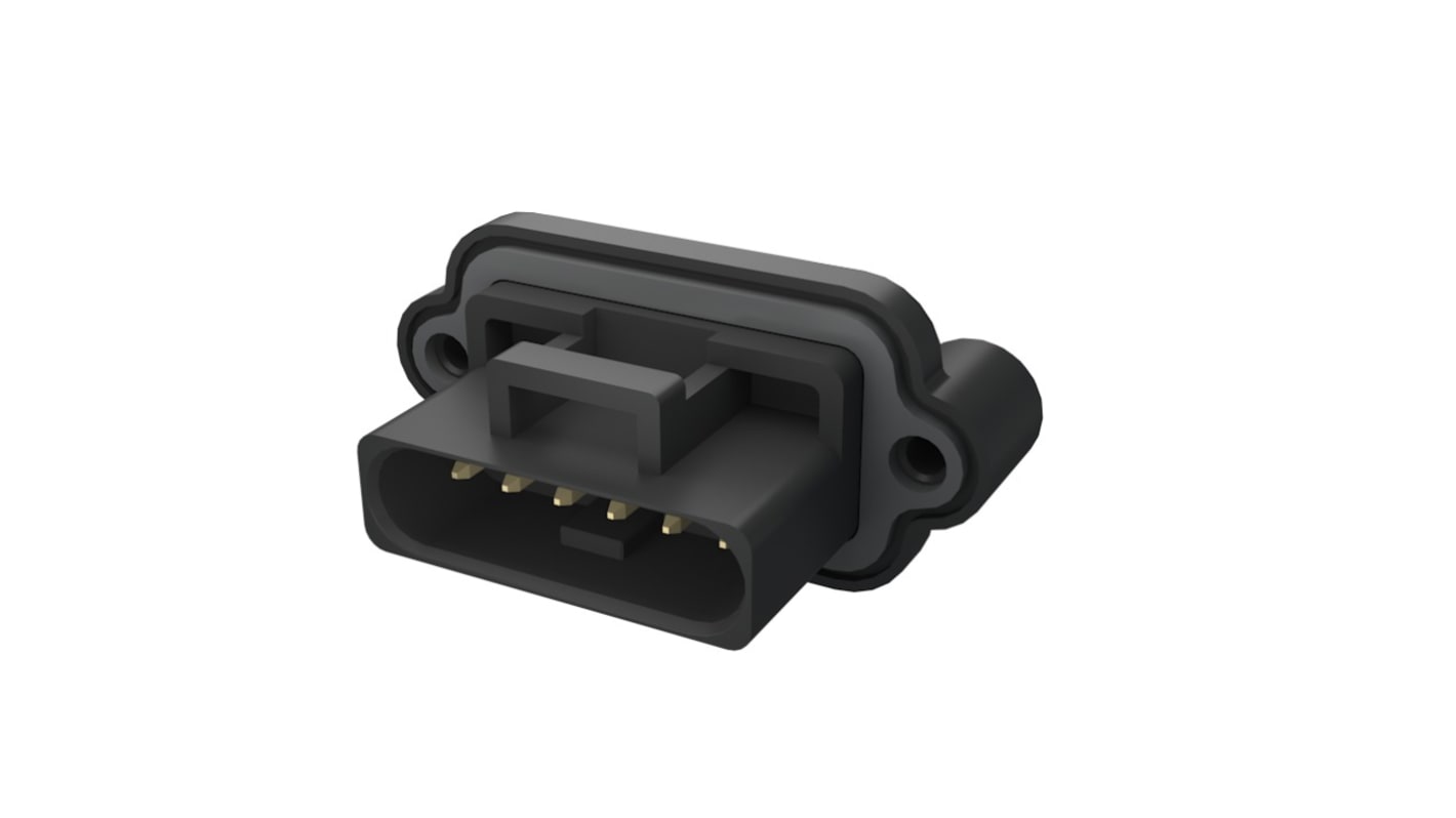 FLHP6200 | FLHP620 Series Right Angle PCB Mount PCB Socket, 6-Contact ...