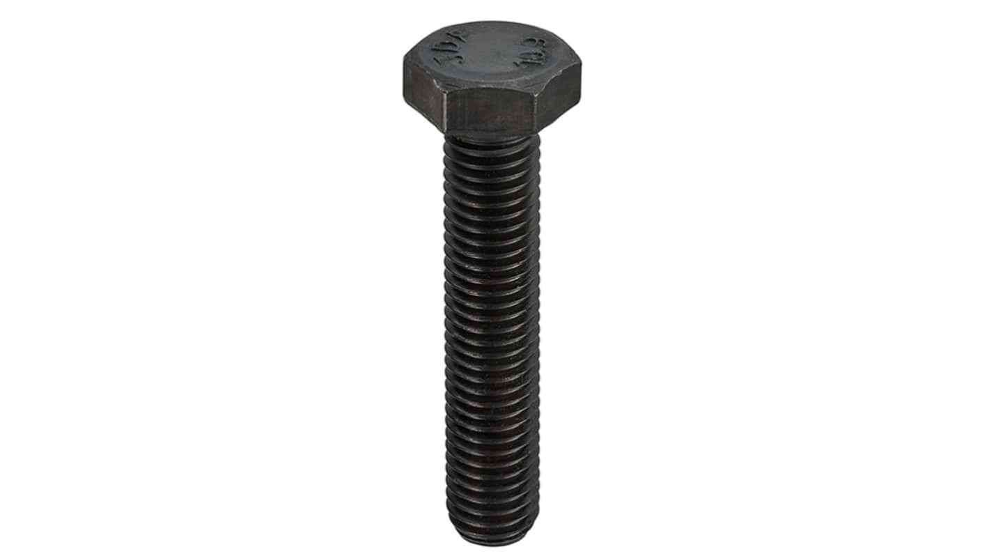 RS PRO Plain Steel, Hex Bolt, M6mm x 20mm | RS