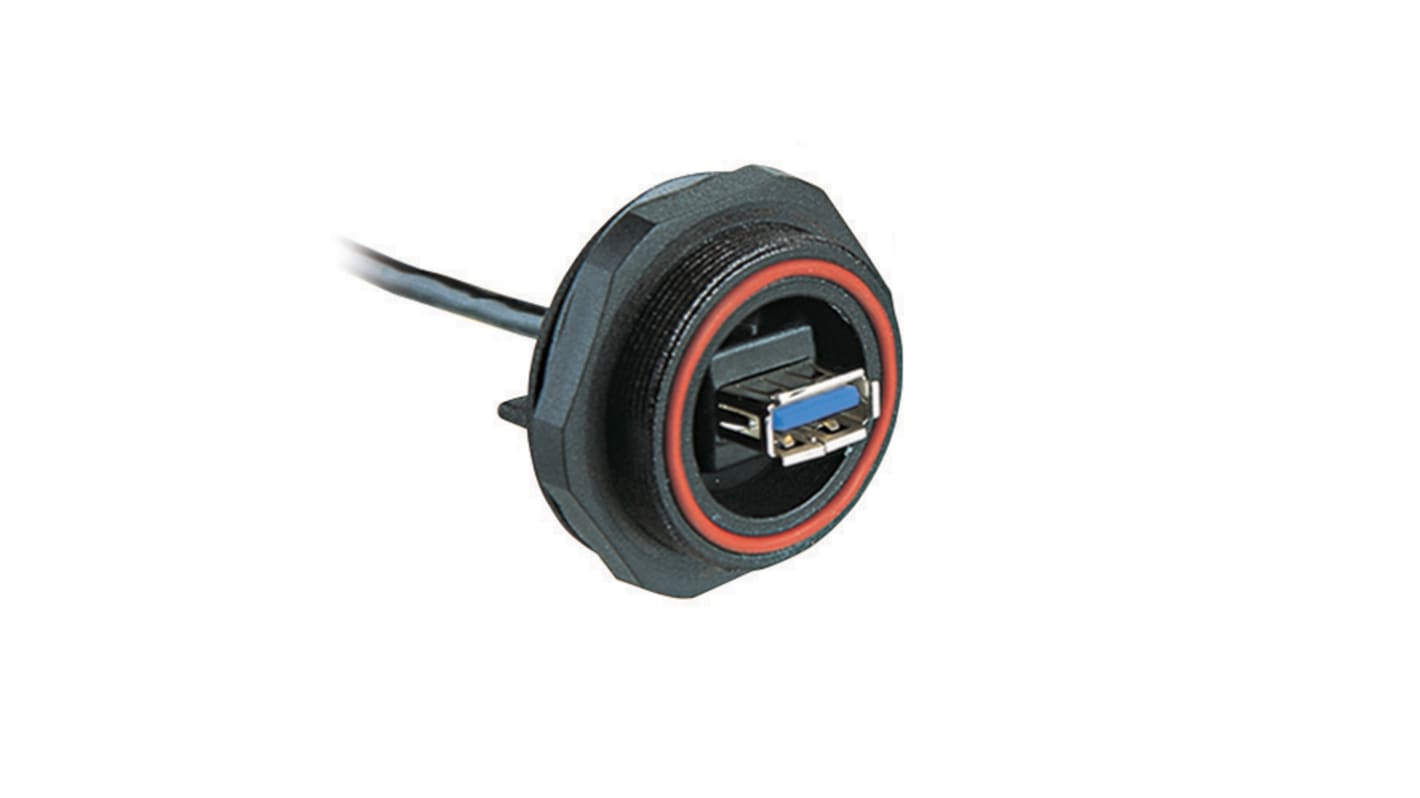 Bulgin USBコネクタ Type A, メス パネルマウント PX0849/A3 | RS