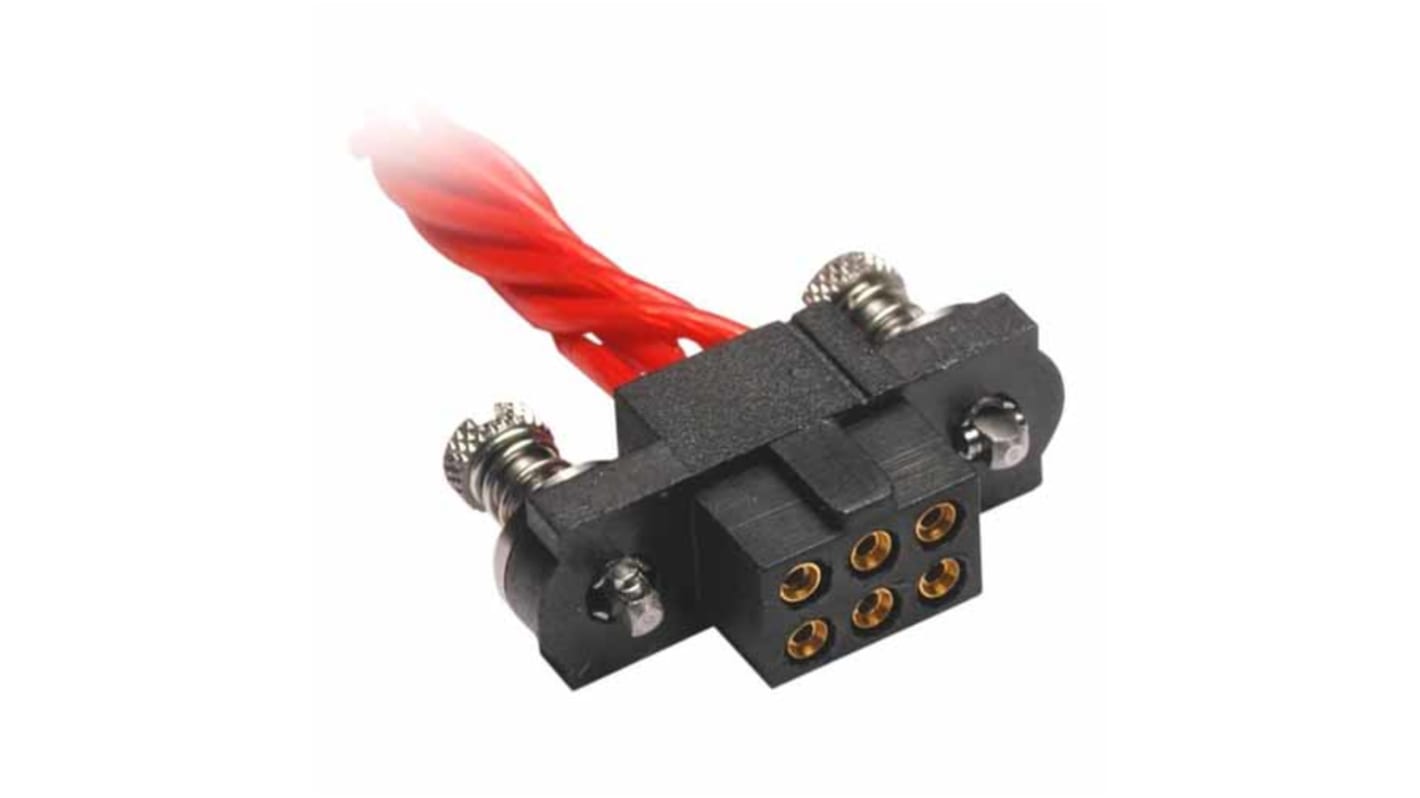 M80-4C10405FC | HARWIN M80 Series Straight PCB Socket, 4-Contact, 2-Row ...