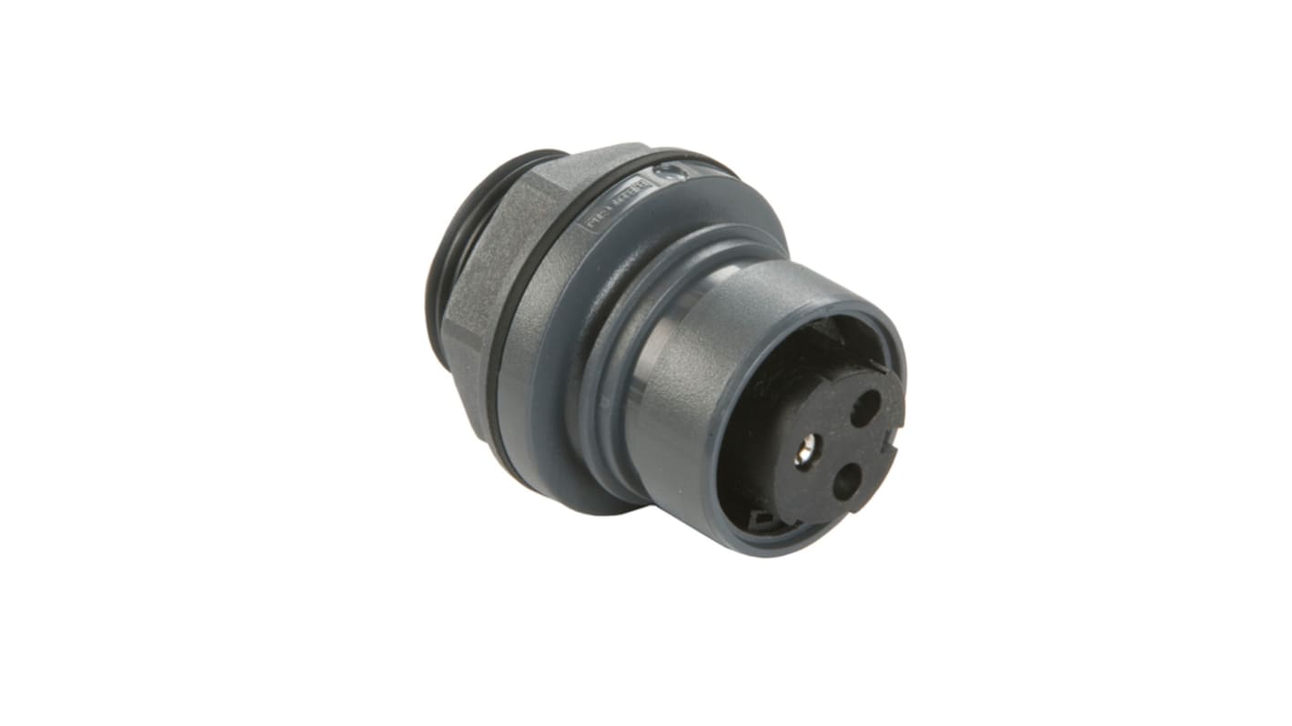 PXP6012/04P/CR | Bulgin Circular Connector, 4 Contacts, Panel Mount ...