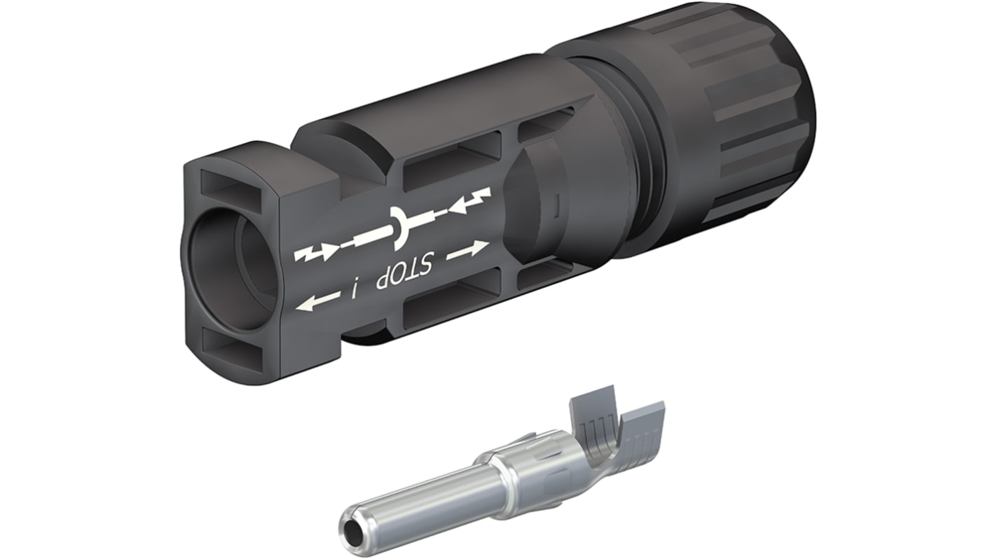 32.0017P0010-UR | Staubli Cable Coupler MC4 Series, Male, Panel Mount ...