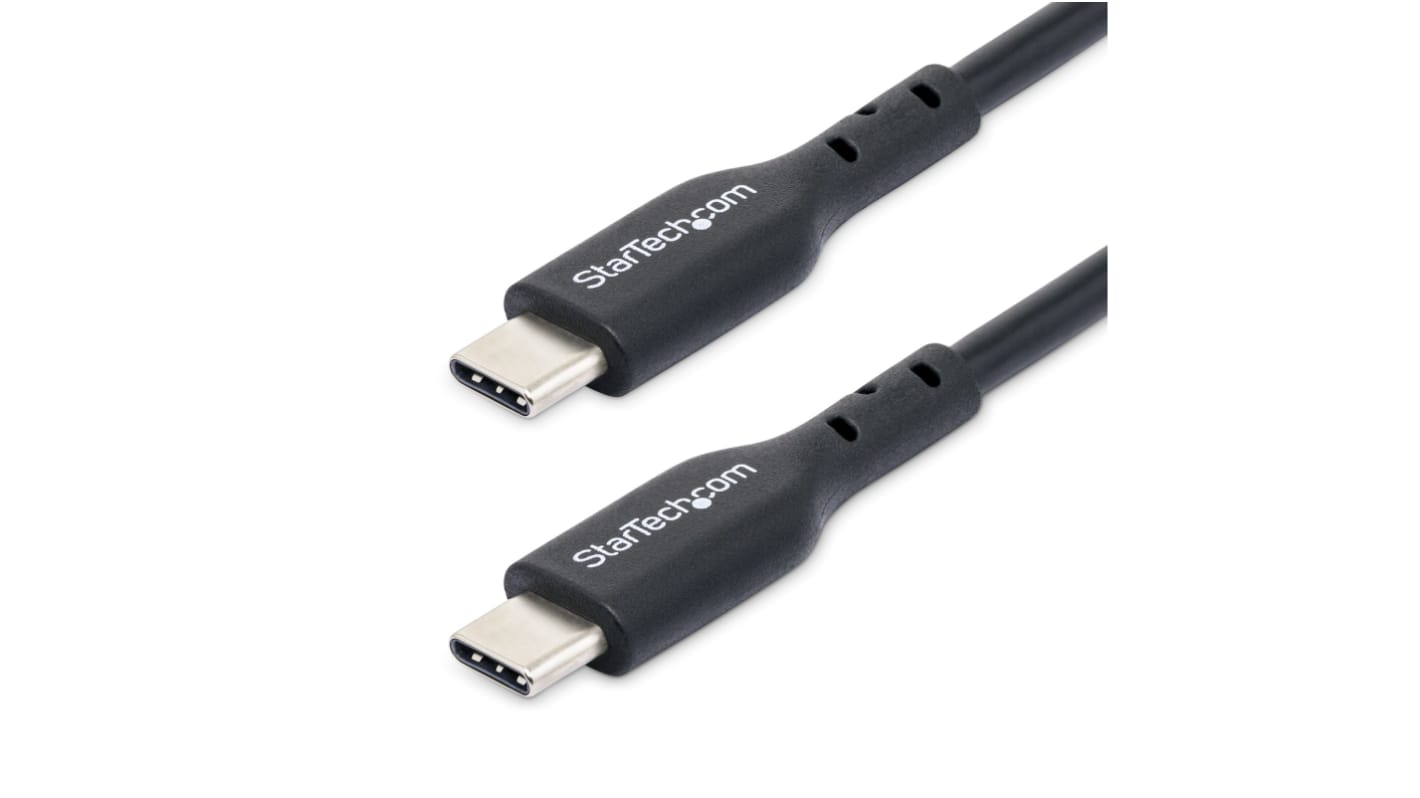 USB2CC1MNC | StarTech.com USB 2.0 Cable, Male USB C to Male USB C Cable ...