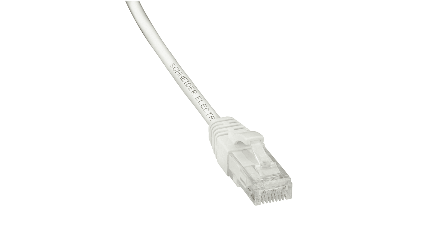 ACTPC6FULS10WE | Schneider Electric Cat6 Patch Cable, F/FTP, White PE ...