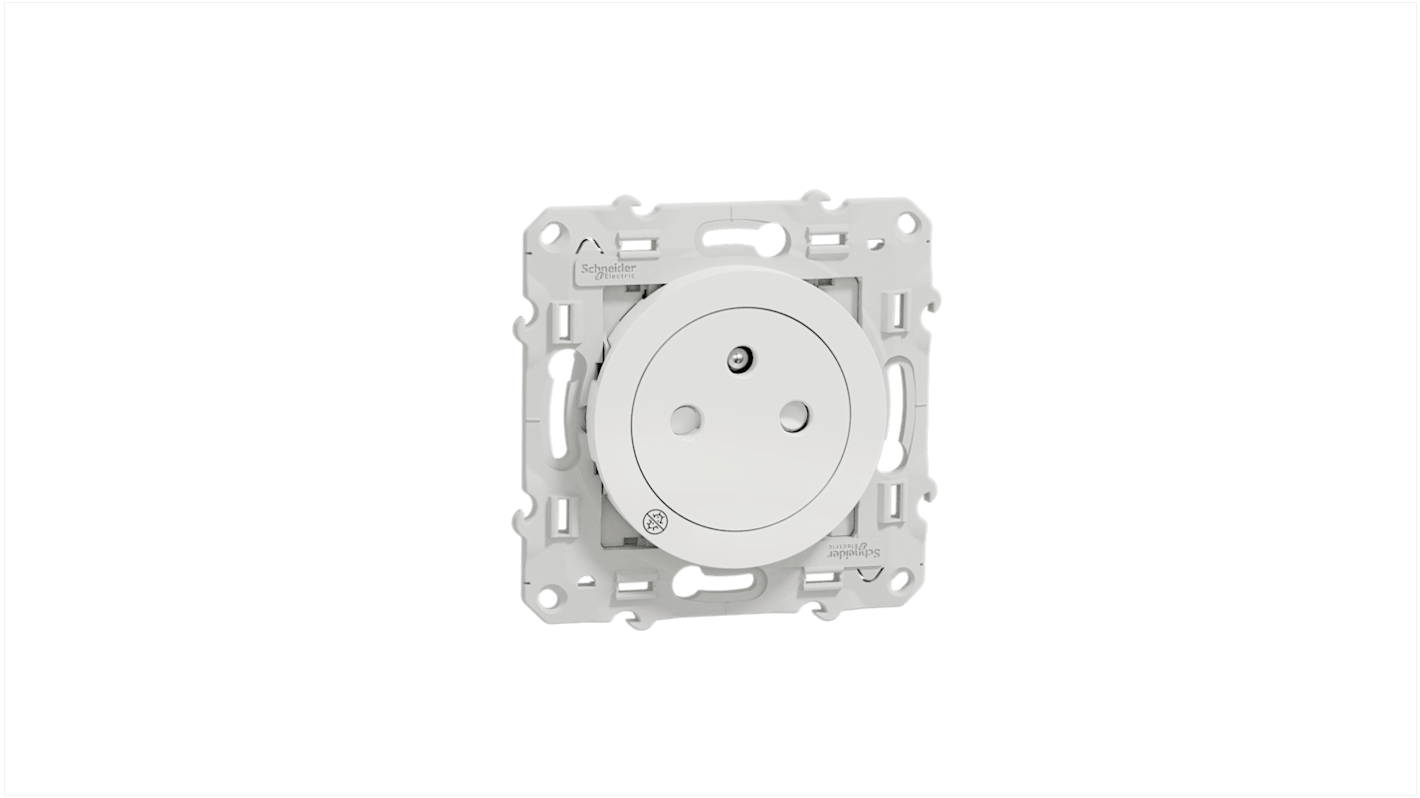 S500052 | Schneider Electric White, 1 Gang, Odace | RS
