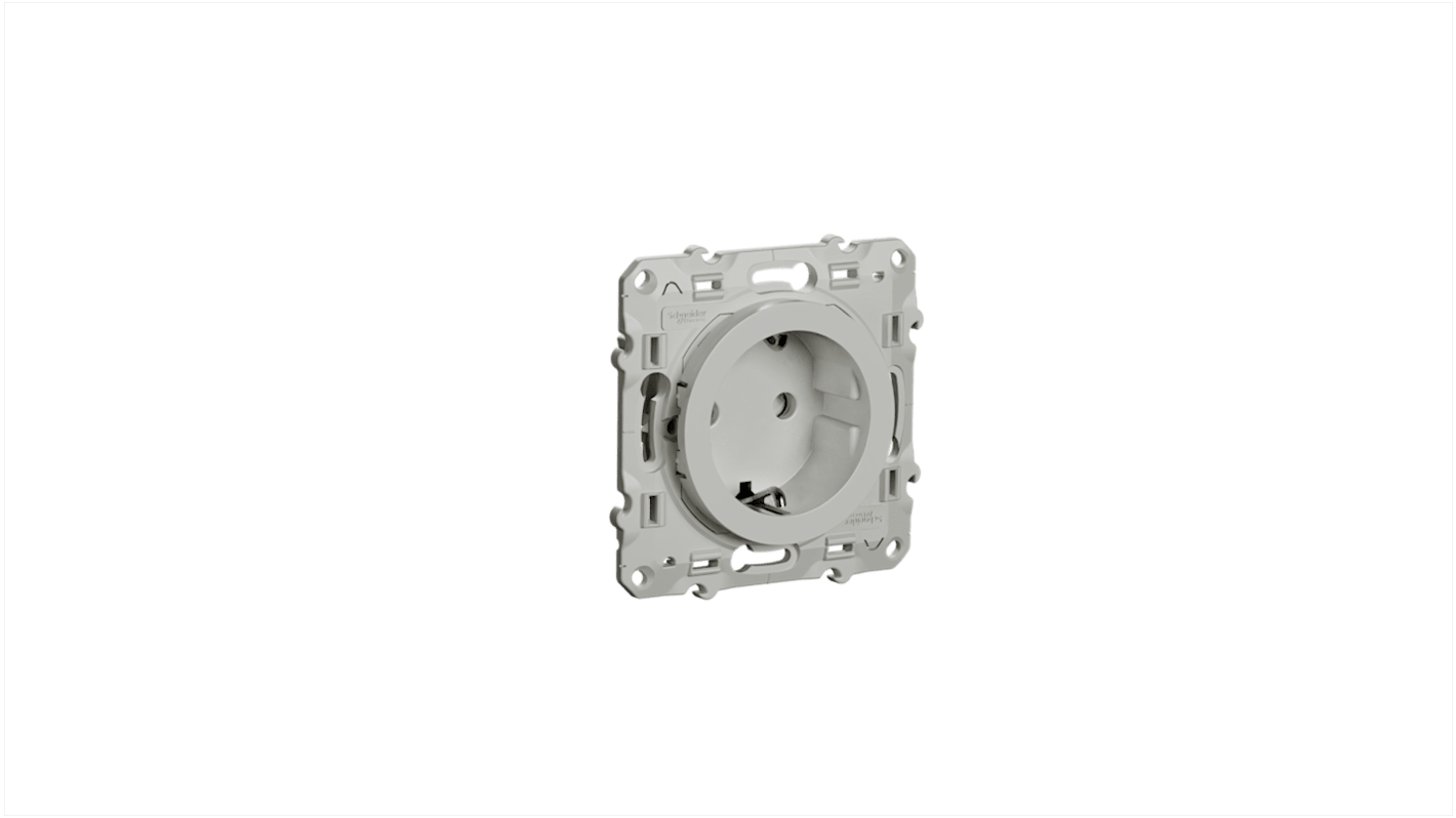 S520057 | Schneider Electric White, 1 Gang, Odace | RS