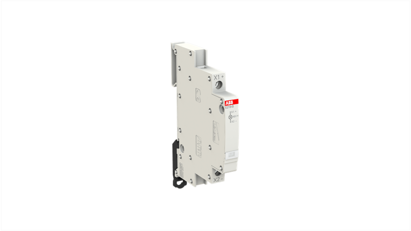 2CCA703420R0001 | ABB, E219, DIN Rail White LED Indicator, IP20, 48V ac ...
