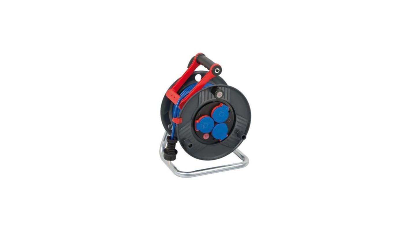 1219850 | brennenstuhl 25m 3 Socket Type F - German Schuko Extension ...