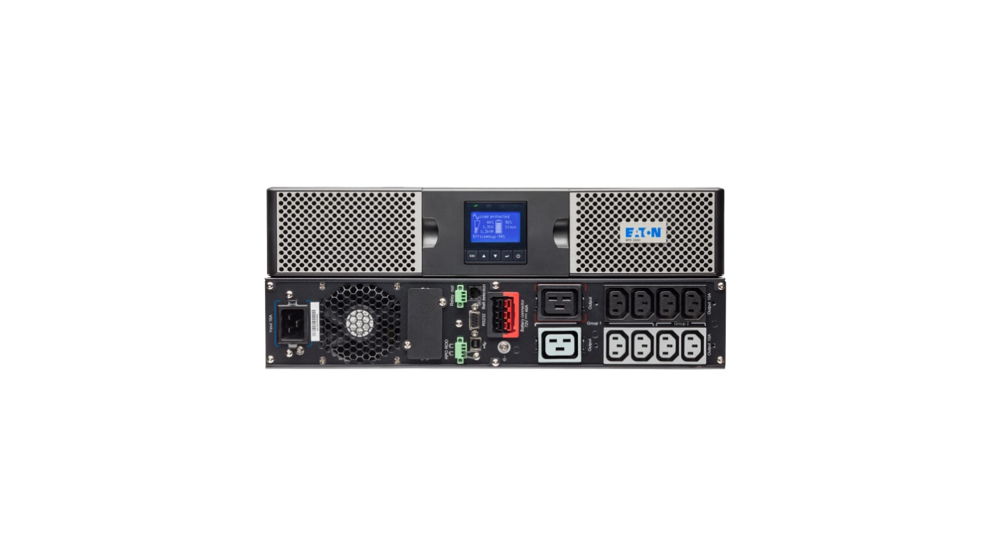 9PX2200IRT2UBS | Eaton 176 → 276V Input Rack Mount Uninterruptible ...