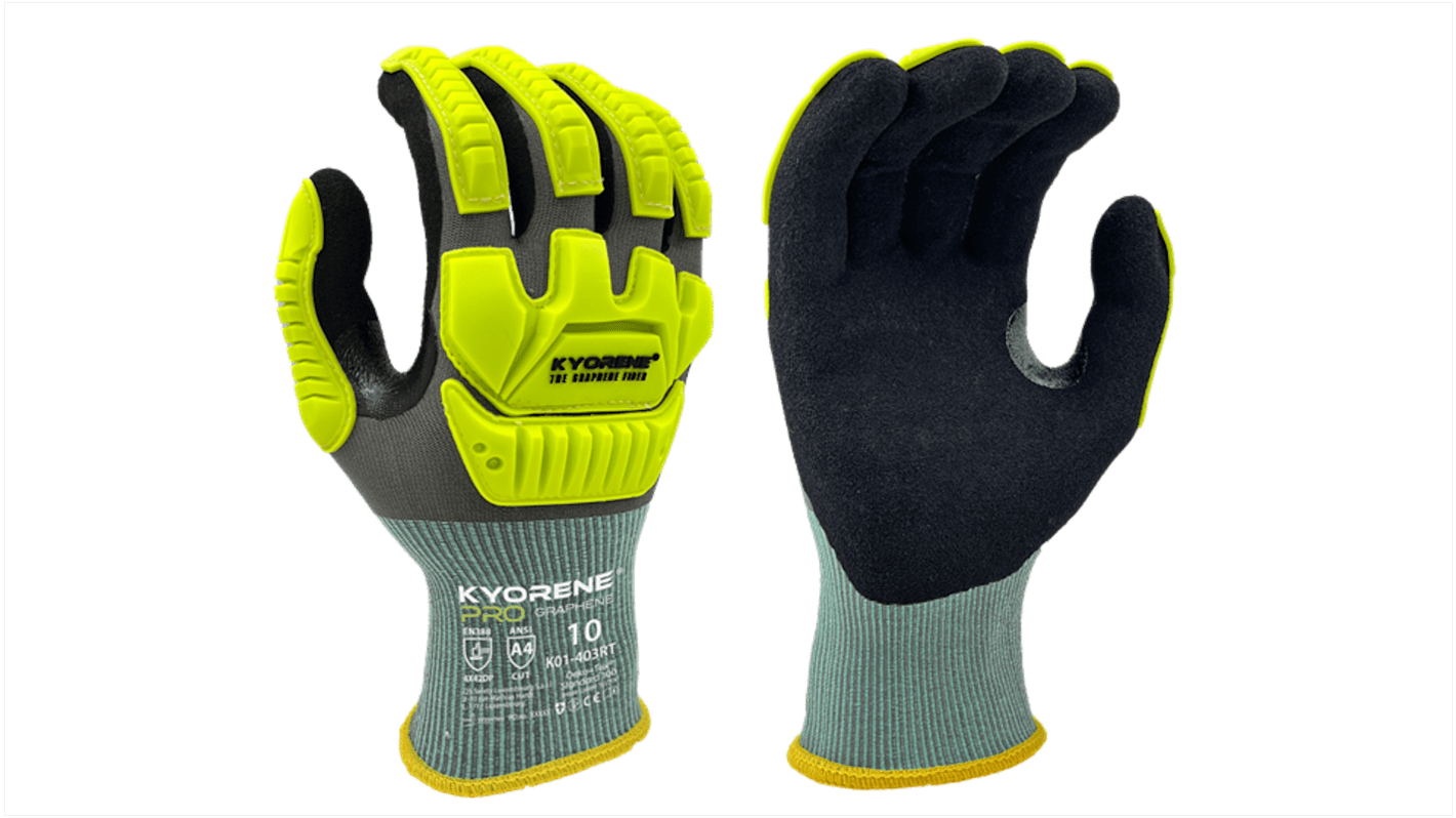 K01-403RT taille 6 | KYORENE K01-403RT Grey Graphene Cut Resistant ...