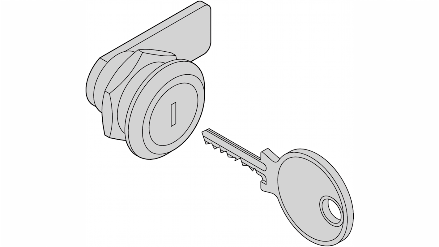 27230116 | nVent-SCHROFF 27230 Series Key Lock | RS