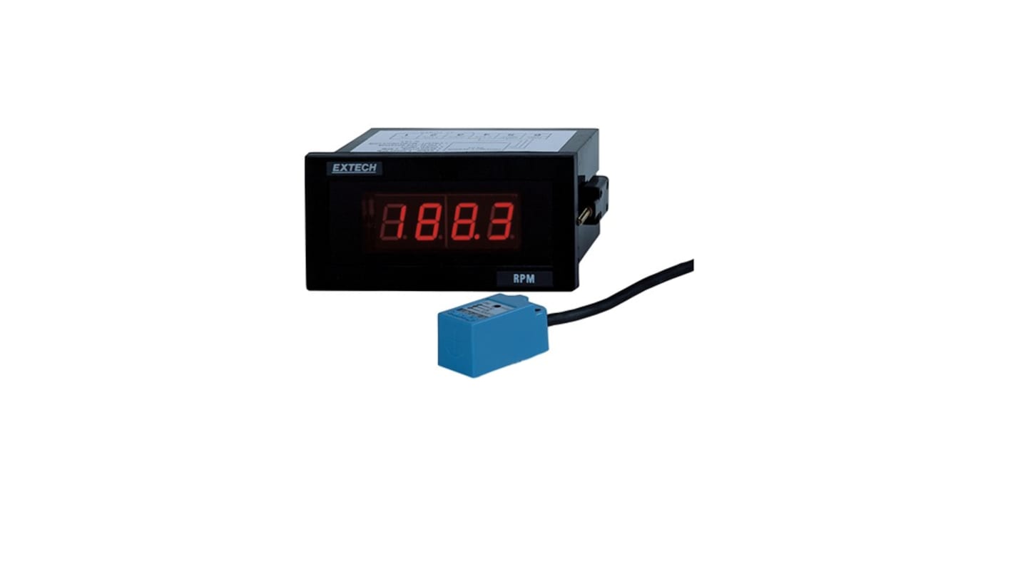 461950 | Extech Tachometer Best Accuracy ±0.05 % - Digital LED 99990rpm ...