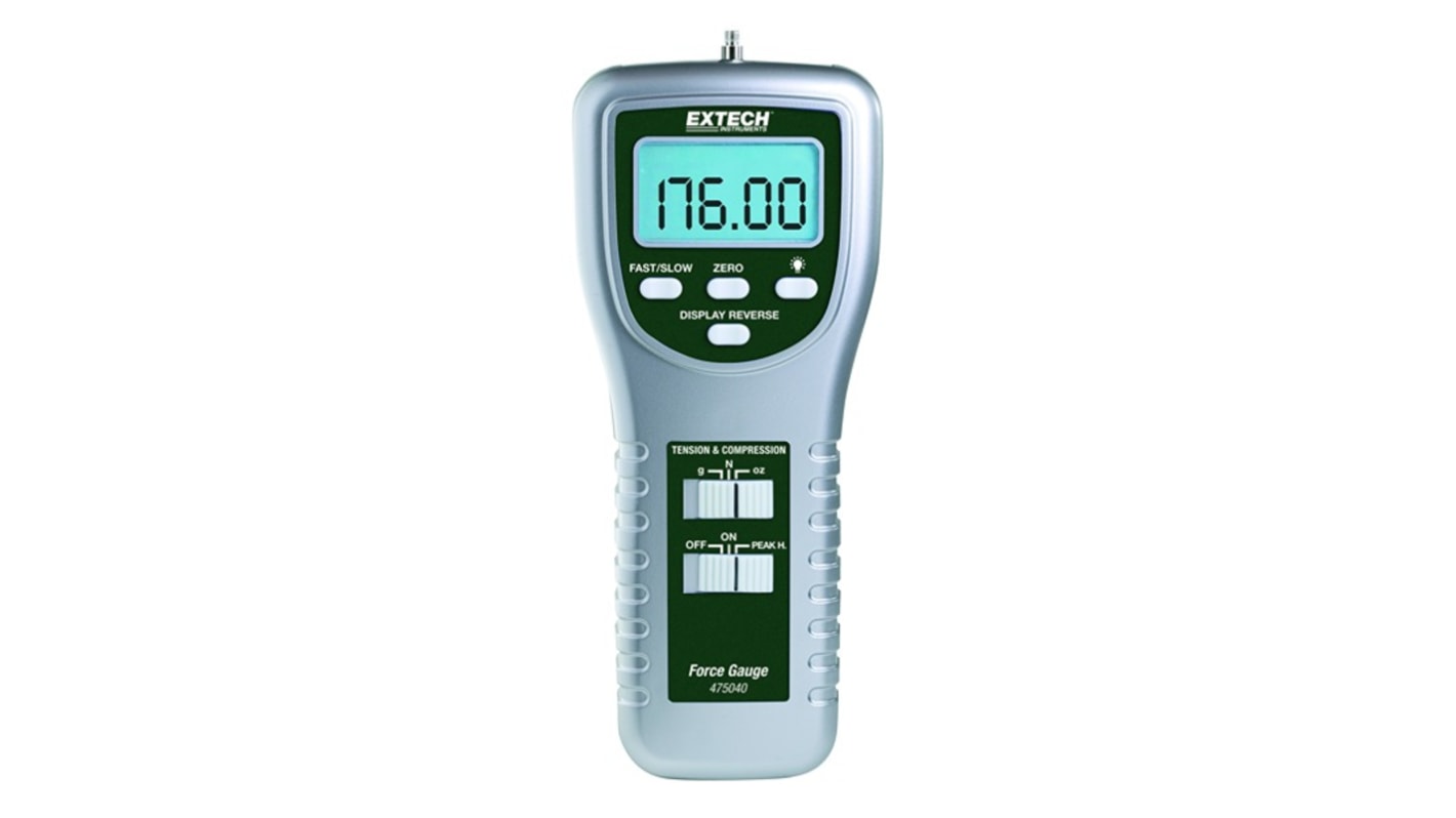 Extech 475040-NIST Force Gauge, Range: 49N, Resolution: 0.01 N | RS