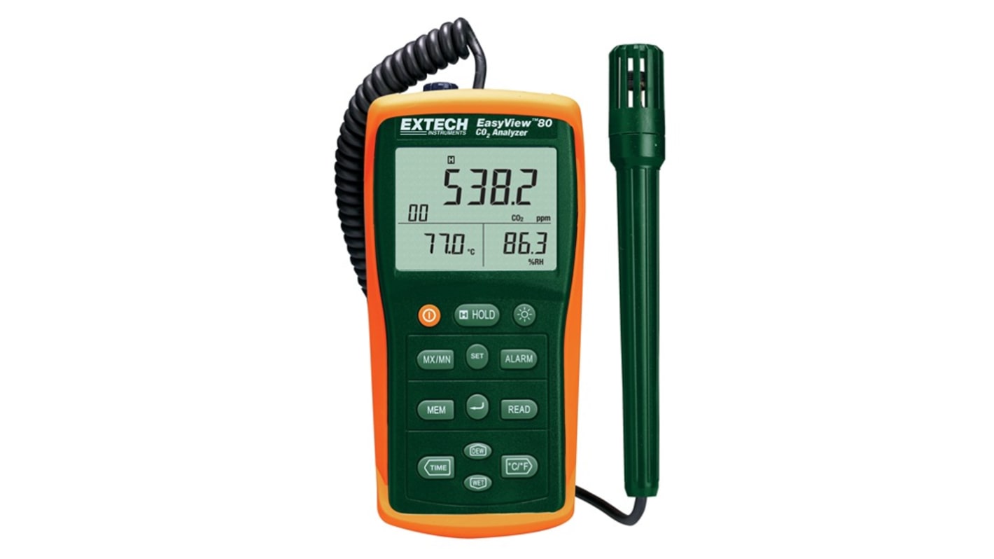 Extech EA80 Air Quality Data Logger, RS232 | RS