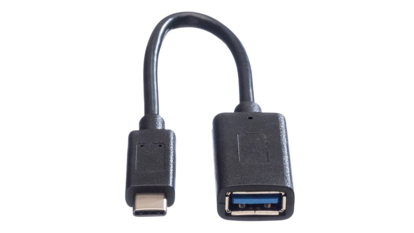 11999030 | Value USB 3.2 Adapter, Male USB C to Female USB A Cable ...