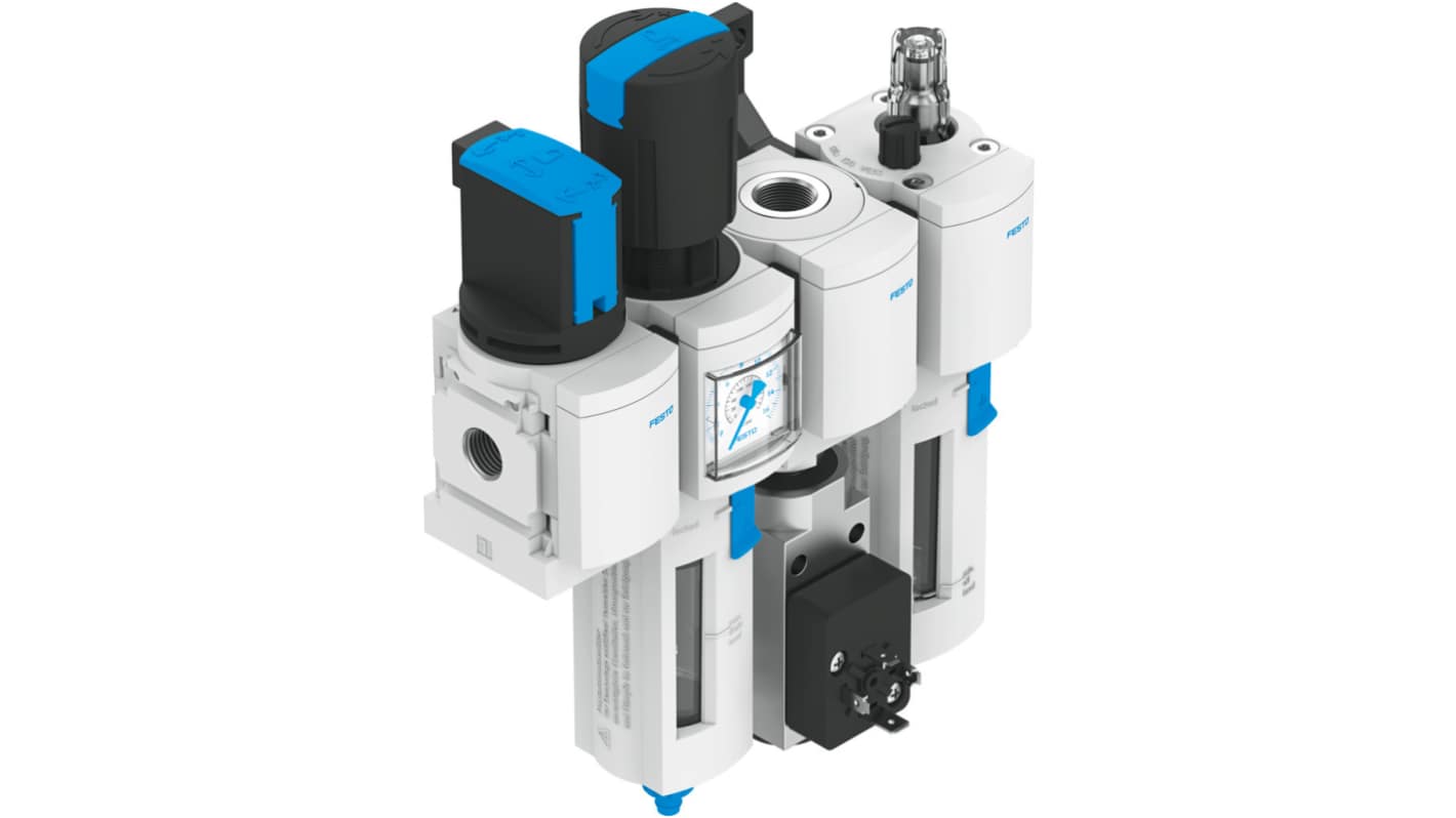 MSB4-1/4:C3J1F3M1-WP | Unidad FRL Festo, G 1/4, Purga Manual, Grado de Filtración 40μm | RS