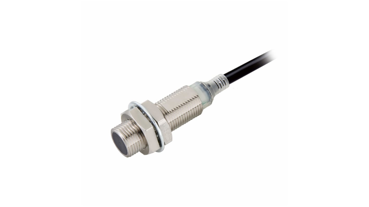 E2E-X3D1-N 5M | E2E Series Inductive Barrel-Style Proximity Sensor, M12, 3 mm Detection, 2 Wire ...