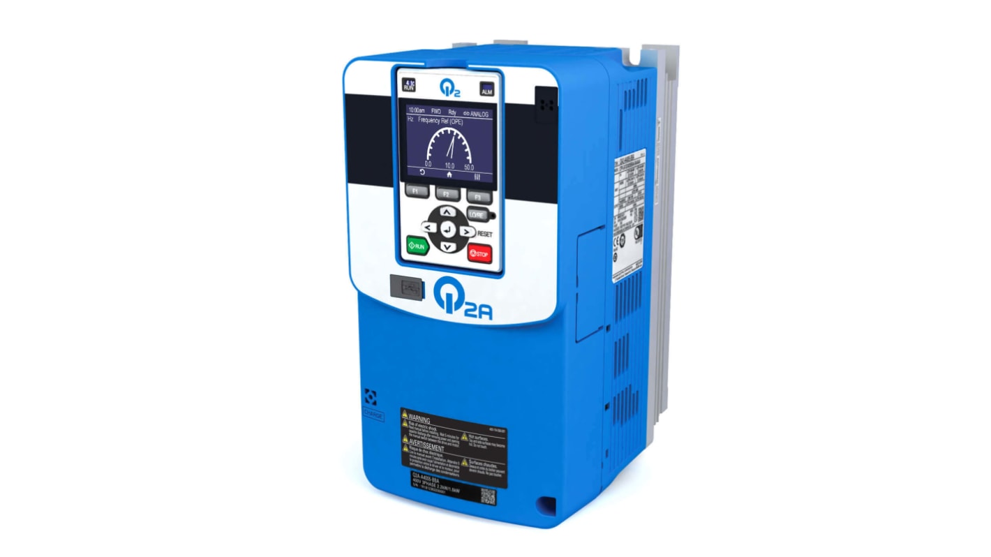 Q2A-A4007-AAA | Inverter Drive, 2.2 kW, 3 kW, 3 Phase, 400 V, Q2A Series | RS