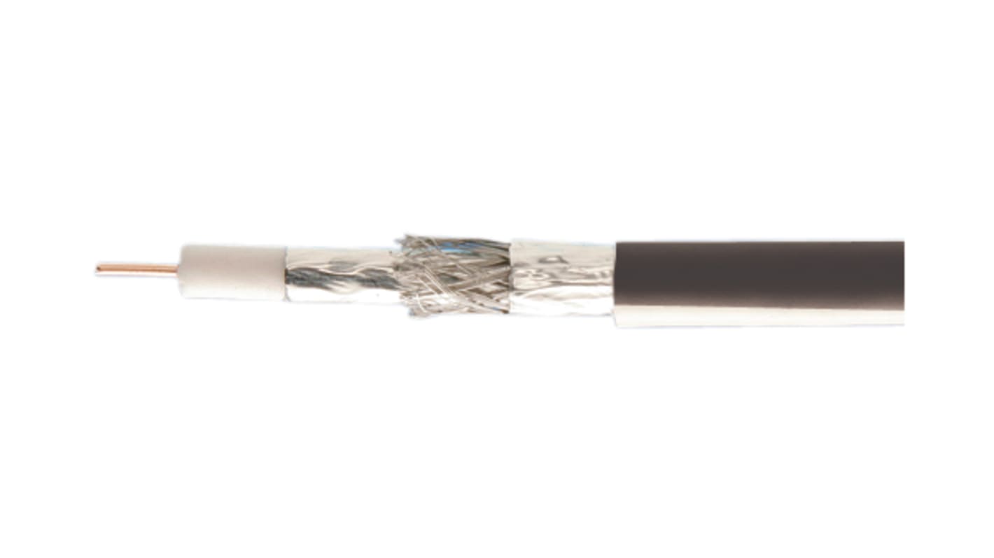 RG 59 FLEX - BLACK | Tasker RG Series Coaxial Cable, 100m, RG-59 ...