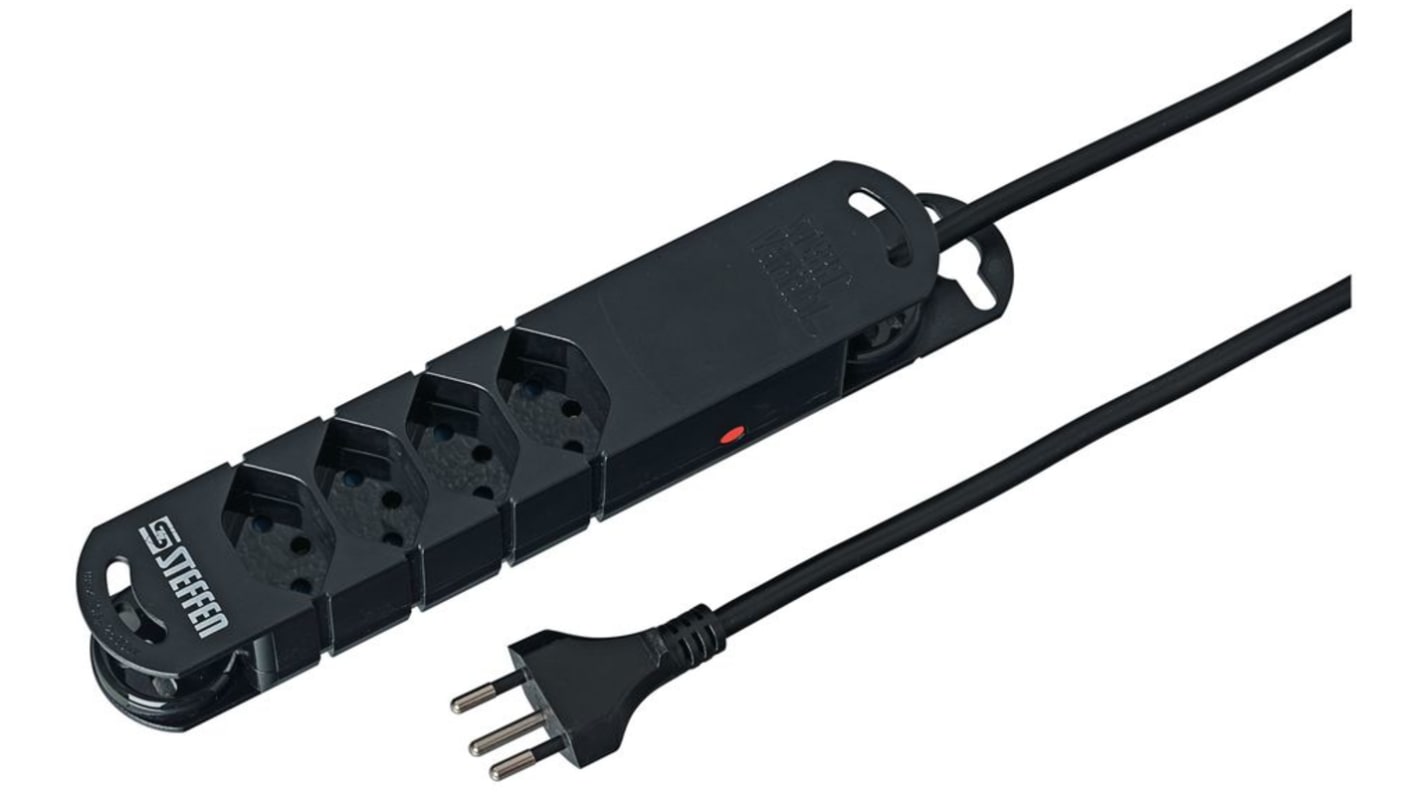 20 201134 C | Steffen Type J - Swiss 4 Gang Power Distribution Unit, 3m ...