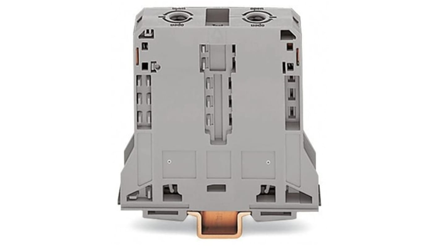 285-195-1 | Wago 285 Series Grey Terminal Block, 95mm², 2-Level, Cage ...