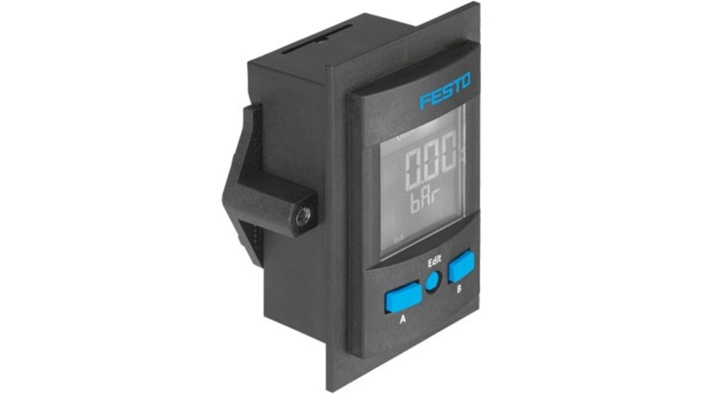 SPAU-P10R-F-Q4-L-PNLK-PNVBA-M12 | Festo Pressure Sensor, 20 - 30V dc ...
