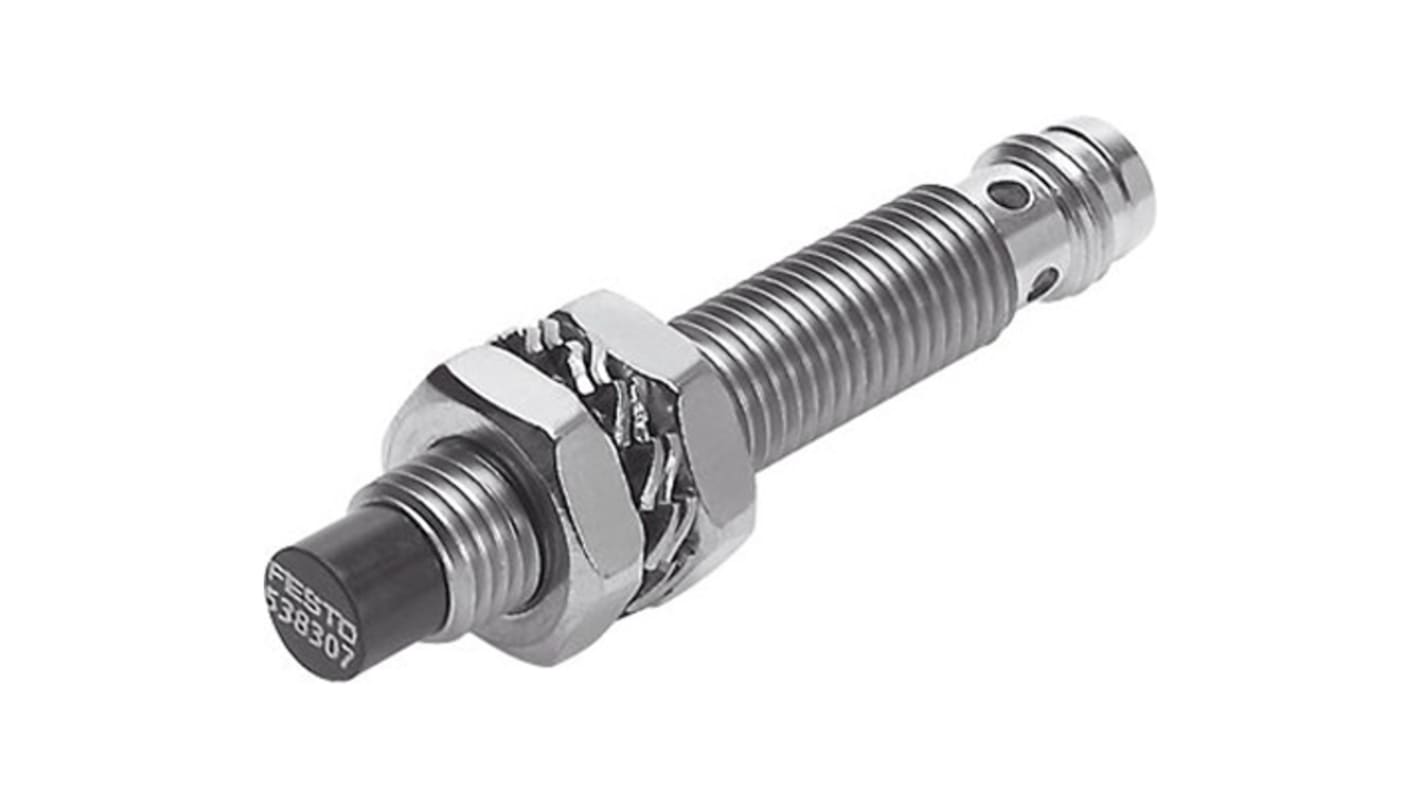 SIEF-M8NB-PS-S-L | Festo SIEF Series Inductive Barrel-Style Proximity ...
