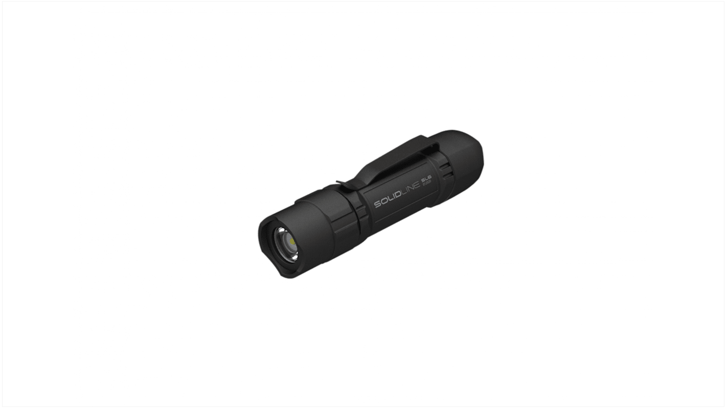 502232 | High Power LED Torch Black 320 lm, 131 mm | RS
