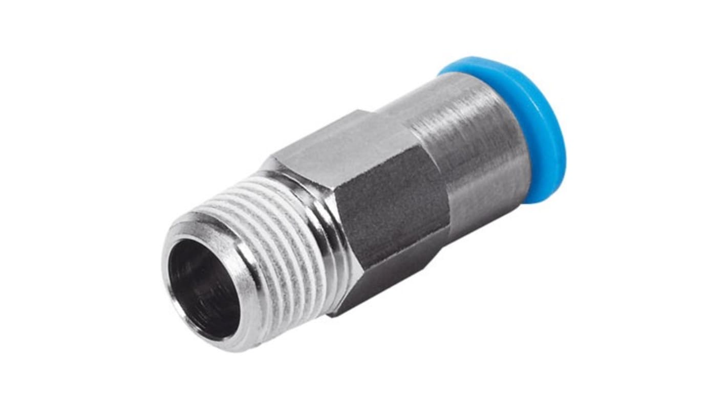 QSK-1/2-12 | QSK Series Push-in Fitting, R 1/2 Male, Socket Connection ...