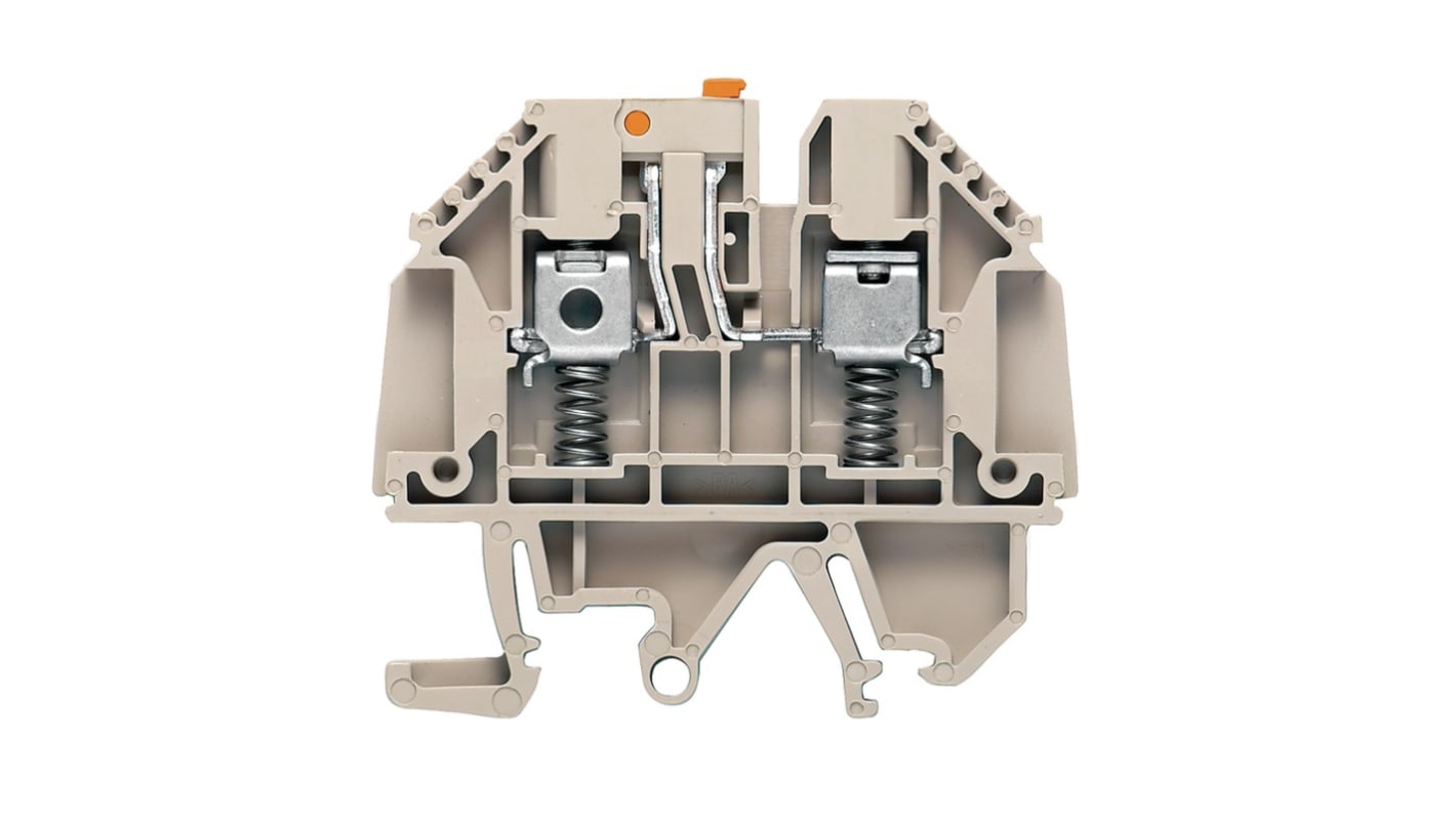 7910360000 | Weidmuller W Series Brown Disconnect Terminal Block, 4mm² ...