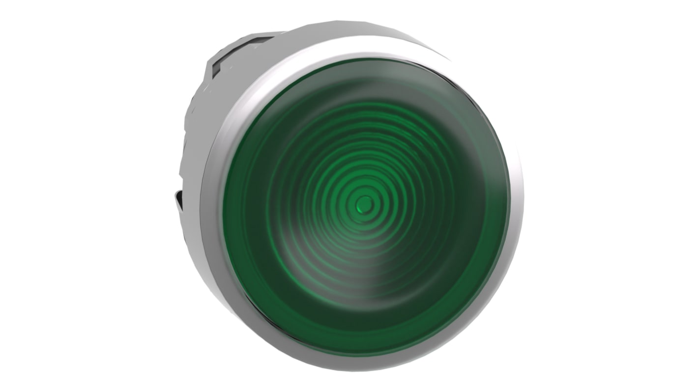ZB4BW333S | Schneider Electric Harmony XB4 Series Green Illuminated Spring Return Push Button ...