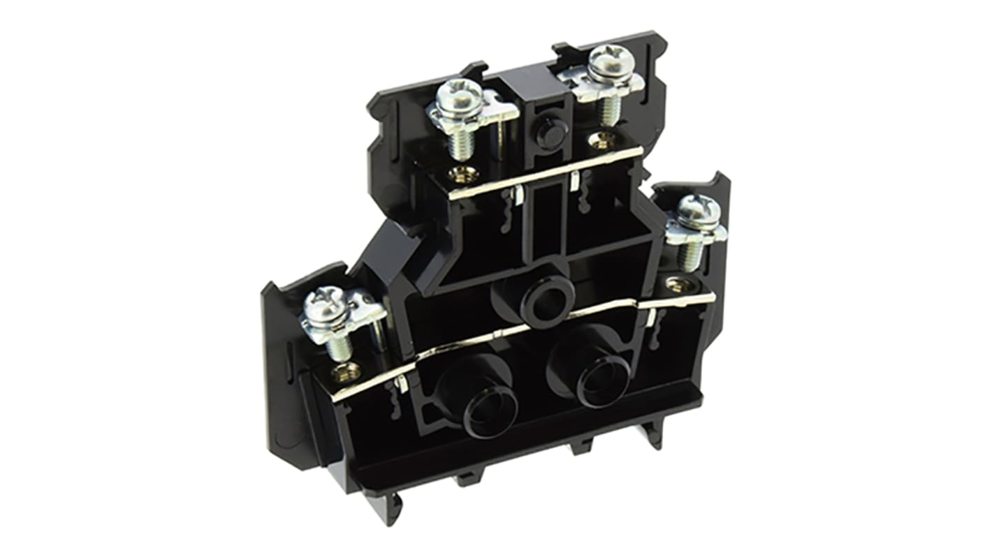 BNDH15W | Idec BN Series Fused DIN Rail Terminal, Double-Level, Screw ...