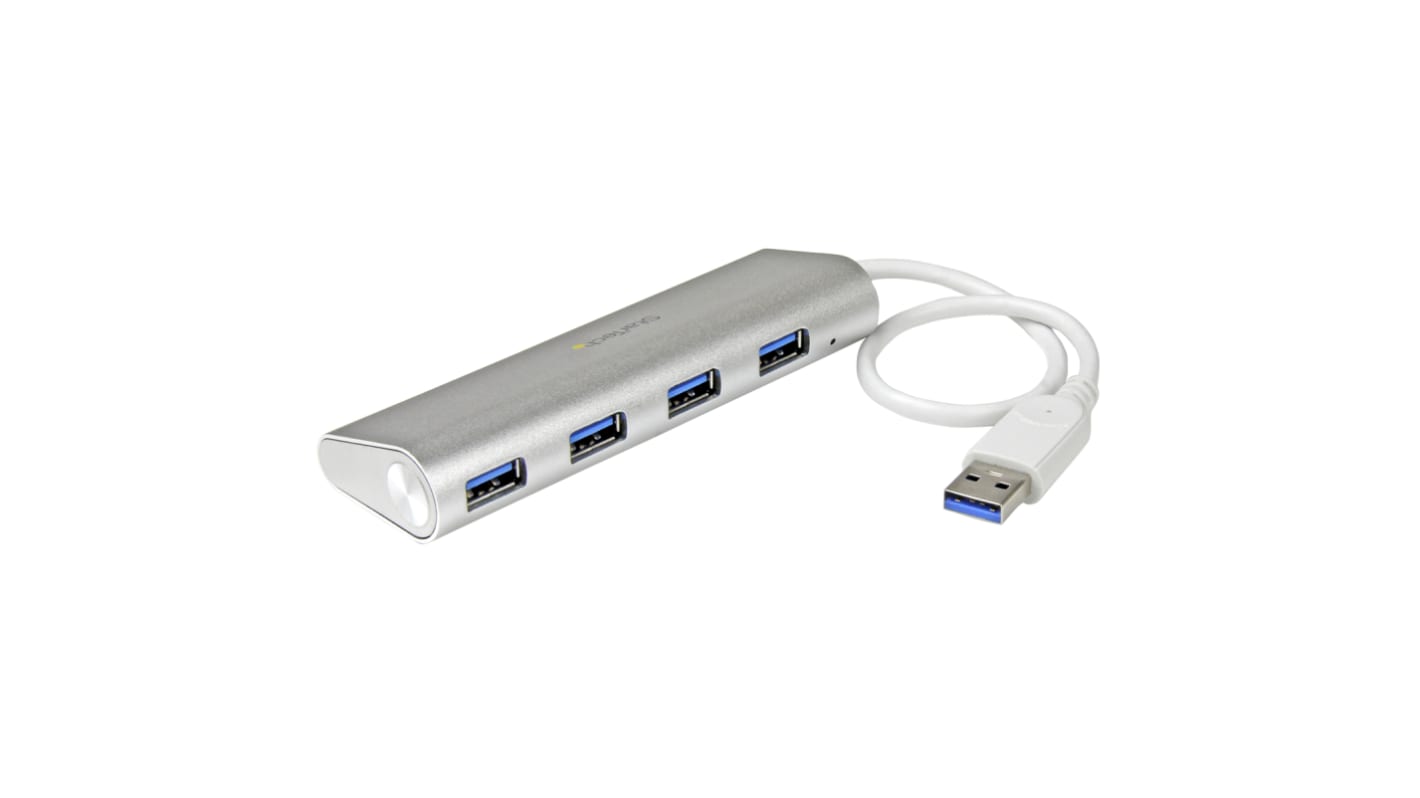 ST43004UA | StarTech.com 4 Port USB 3.0 USB A Hub, USB Bus Powered, 112 ...