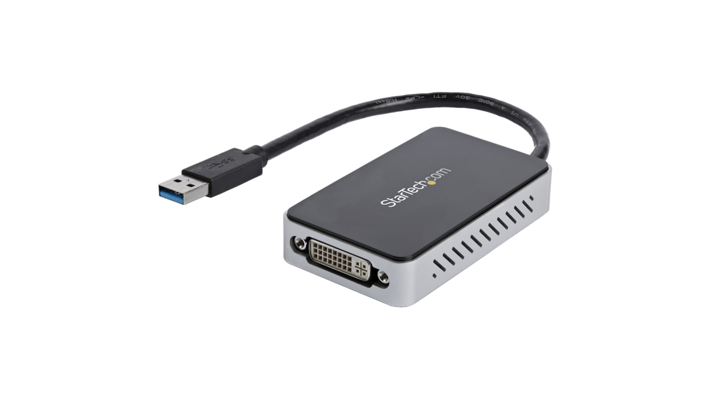 USB32DVIEH | StarTech.com USB A to DVI Adapter, USB 3.0, 1 Supported ...