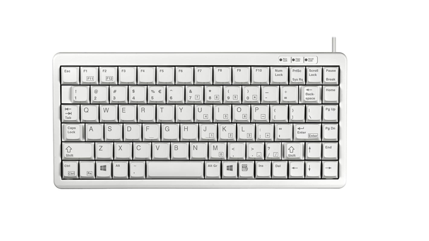 G84-4100LCAUS-0 | Cherry G84-4100 Wired PS/2, USB Compact Keyboard ...