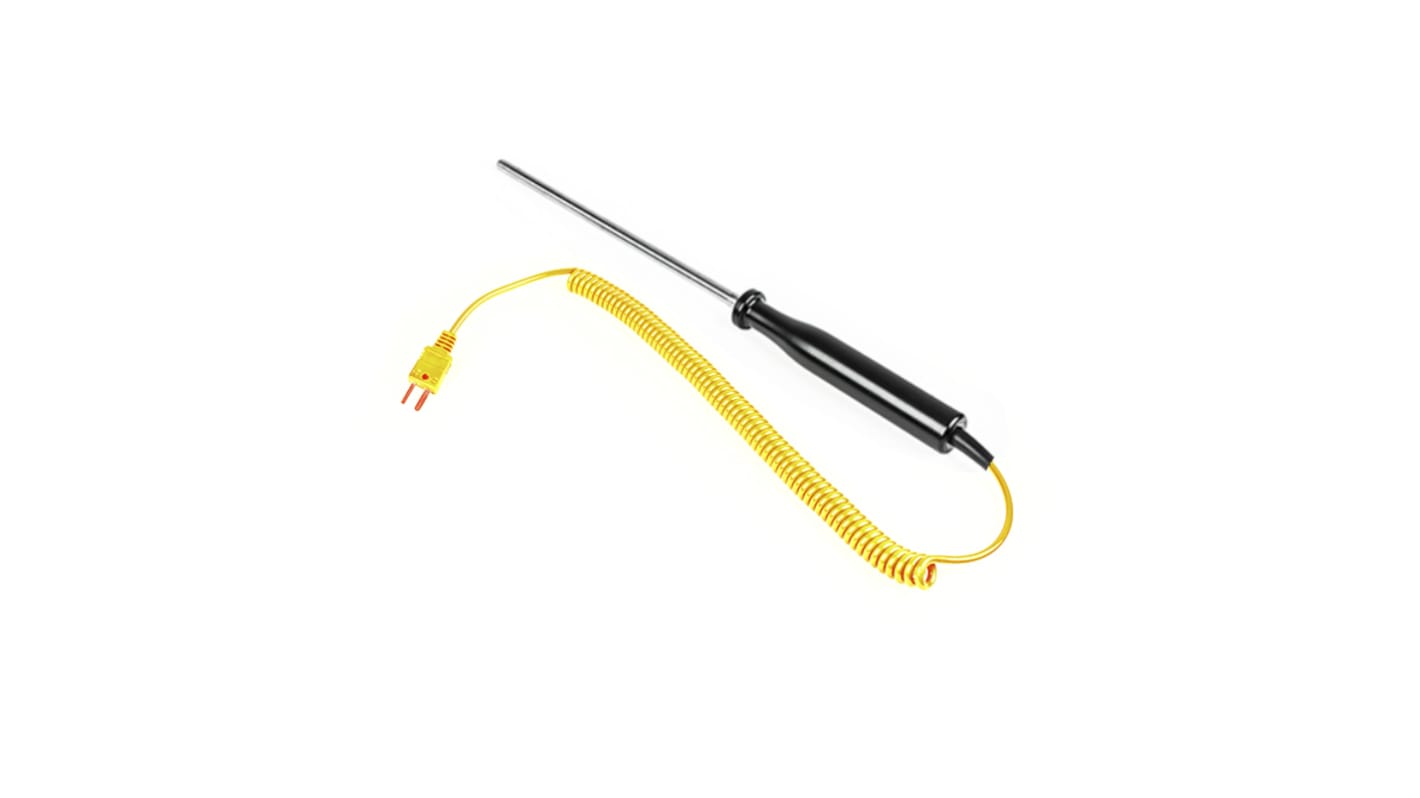 RS PRO K Rounded Temperature Probe, 300mm Length, 3mm Diameter, +850 °C ...
