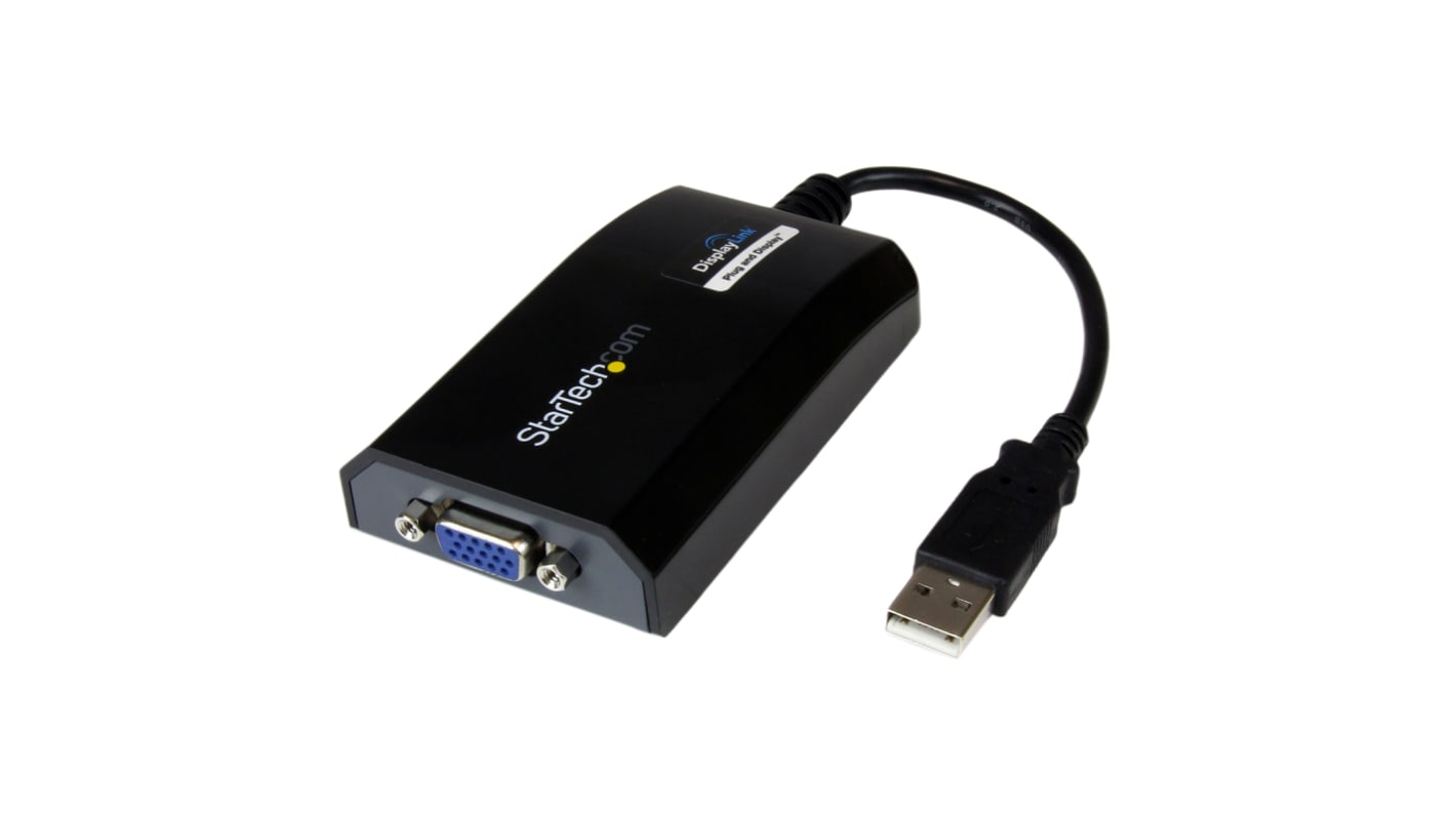 USB2VGAPRO2 | StarTech.com USB A to VGA Adapter, USB 2.0, 1 Supported ...