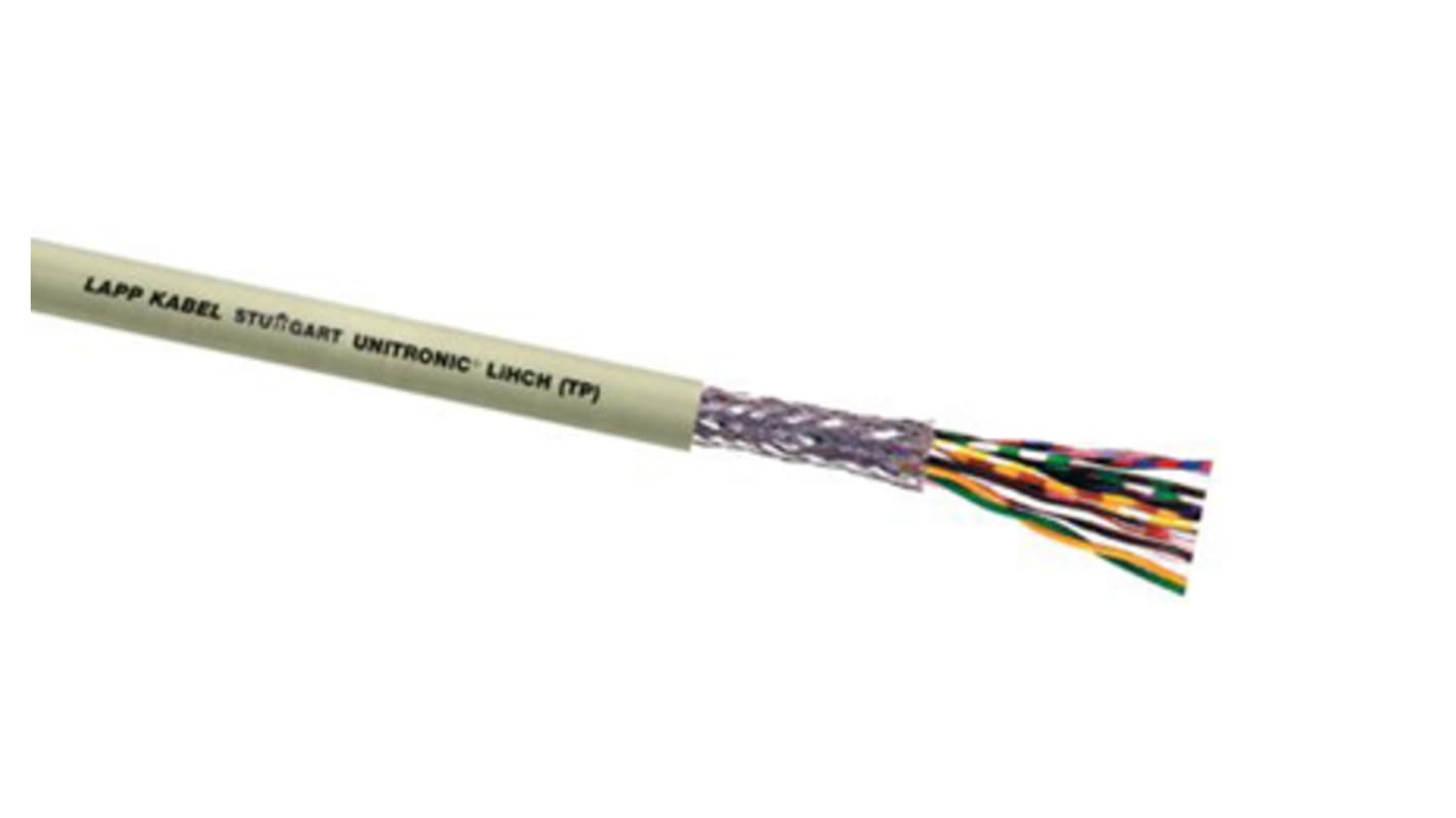 0038402 | Câble de données Lapp, 2 paires 0,25 mm² 24 AWG, Blindé LiHCH ...