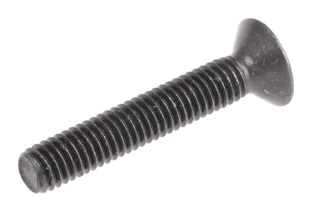 RS PRO M6 x 35mm Hex Socket Countersunk Screw Black, Self-Colour Steel ...