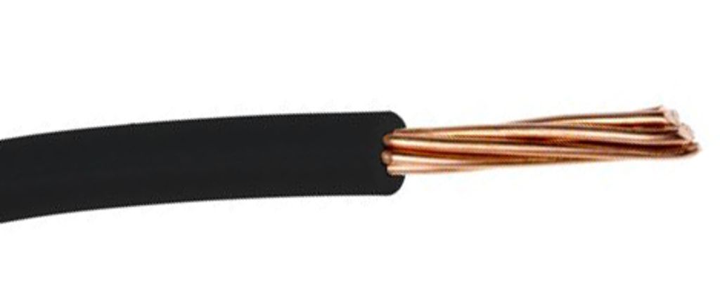 RS PRO Black 2.5 mm² Single Core Control Cable, 13 AWG, 7/0.67 mm, 100m ...