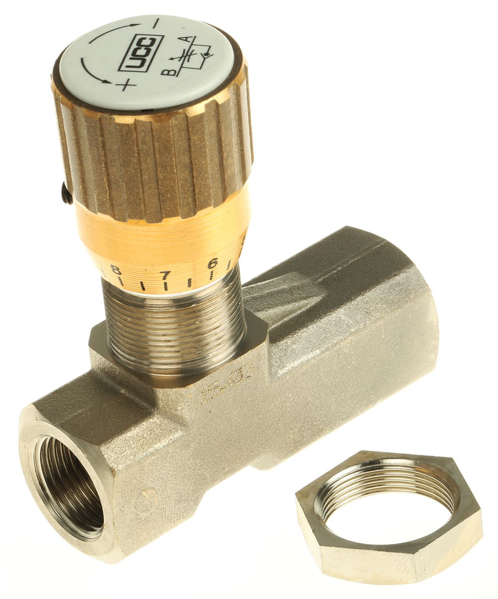Parker Inline Mounting Hydraulic Flow Control Valve, G 3/8, 210bar ...