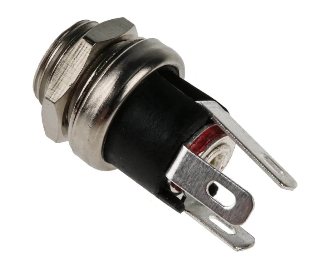 RS PRO DC Socket, Panel Mount, length 21.3mm, Gold, Nickel - RS ...