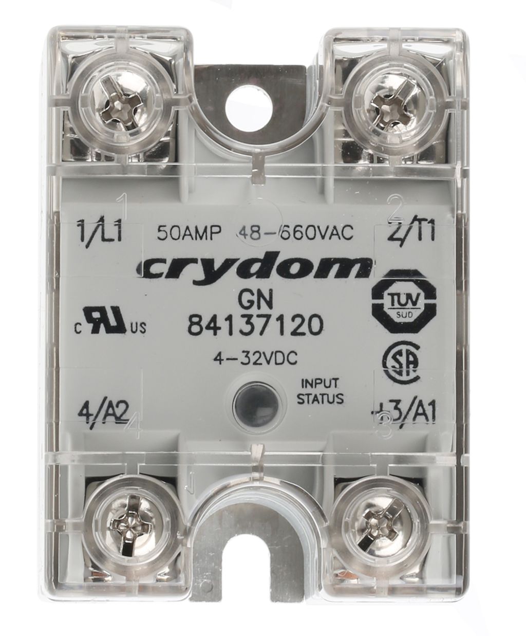 Sensata / Crydom 50 A rms Solid State Relay, Zero Crossing, Panel Mount ...